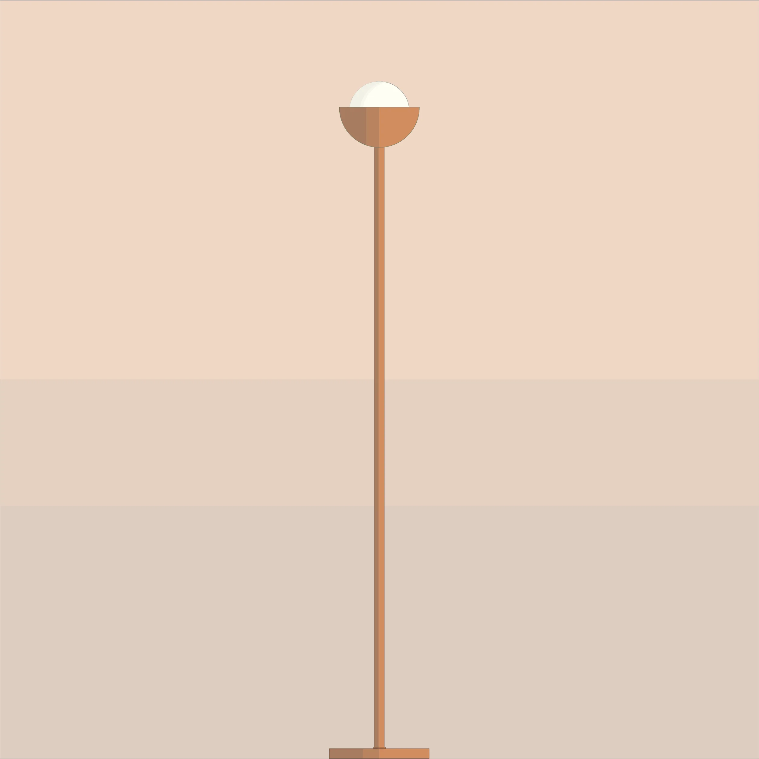 Mid-Century Self-Standing Floor Lamp - TLDMT - A9P021 - AM/PM